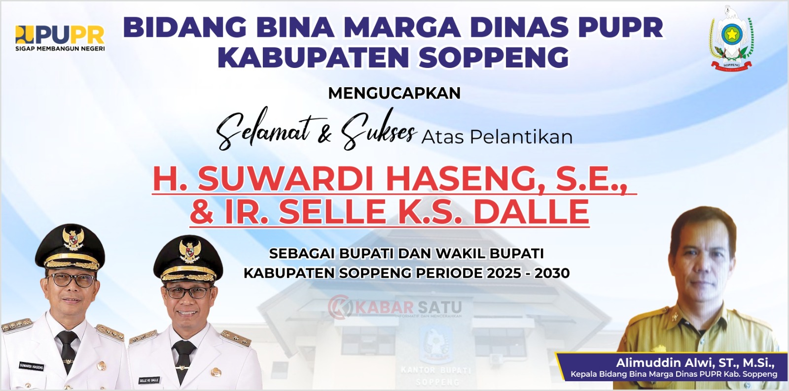 Pemda Soppeng Keluarkan Surat Edaran Tertib Pemasangan Foto Bupati dan ...